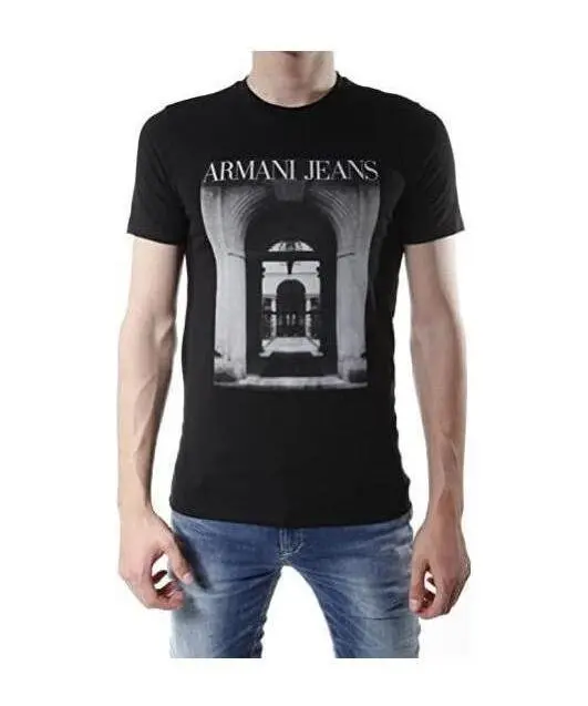 Emporio Armani Printed T-shirt - Black