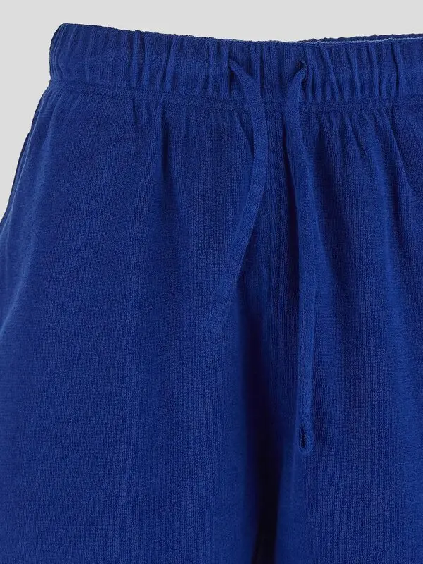 Burberry Elasticated Drawstring Shorts With Equestrian Knight Print