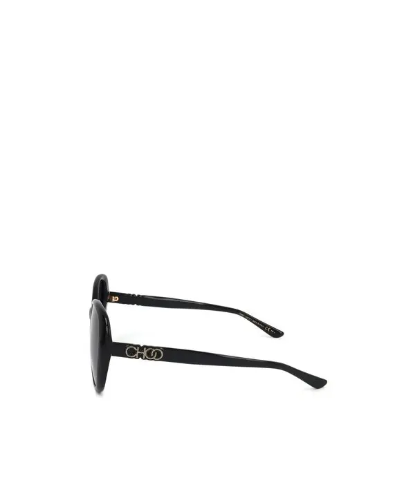 JIMMY CHOO Amira Oval-frame Tinted Sunglasses