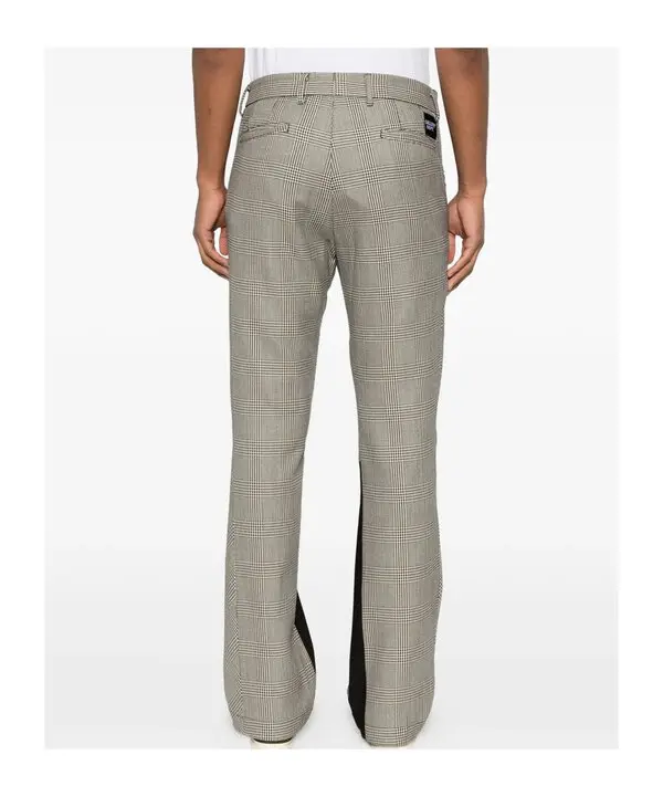 GALLERY DEPT. Plaid Trousers With Color Blocking - Gray