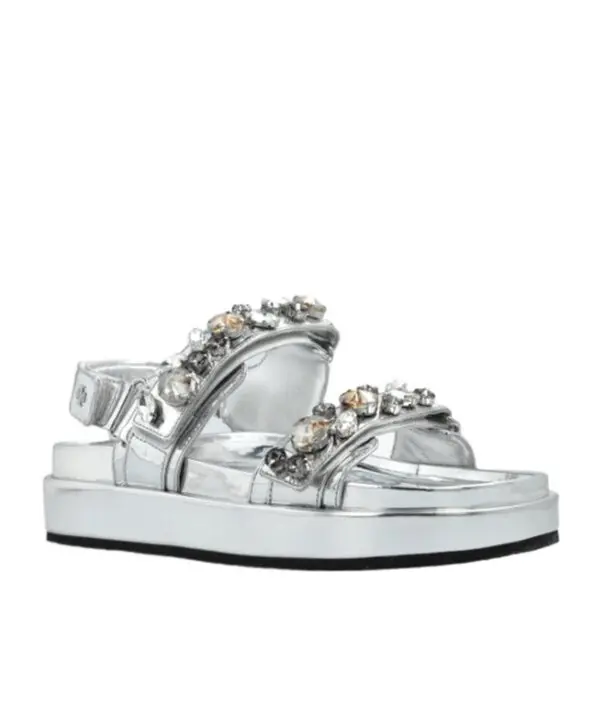 Tory Burch Kira Embellished Platform Sandals
