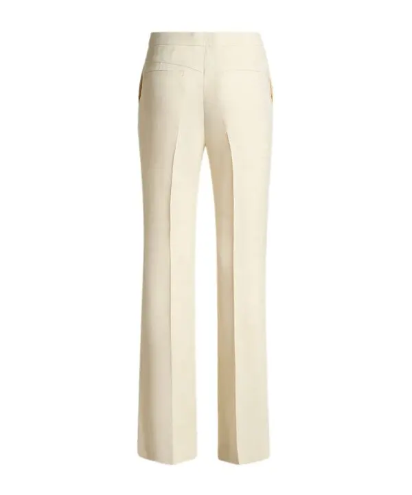 Etro Pleat Detailed Tailored Trousers - White