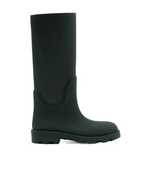 Burberry Pull On Rain Boots - Black