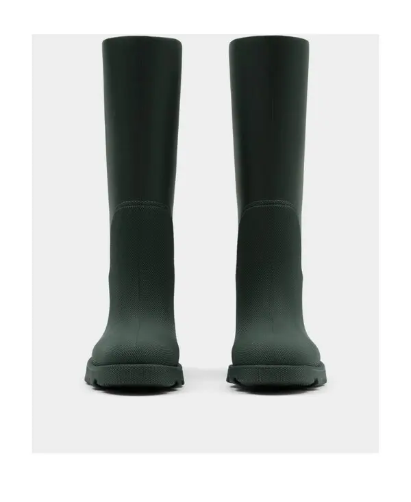 Burberry Pull On Rain Boots - Black