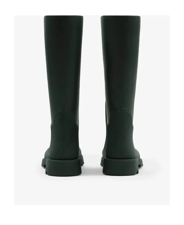 Burberry Pull On Rain Boots - Black