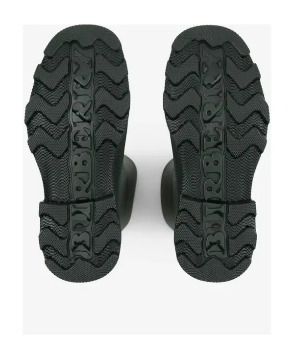 Burberry Pull On Rain Boots - Black