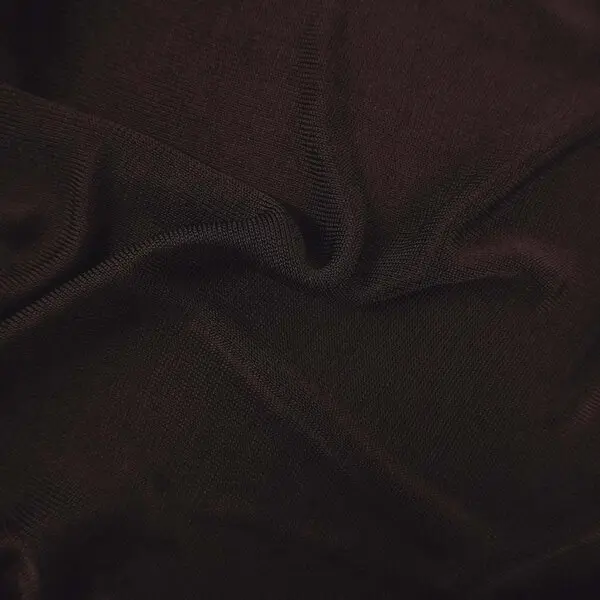 SELF-PORTRAIT Turtleneck Ribbed Maxi Dress With Shoulder Pads