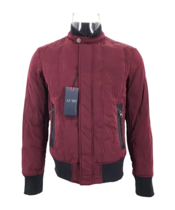 Emporio Armani Long-sleeved Quilted Casual Jacket - Red