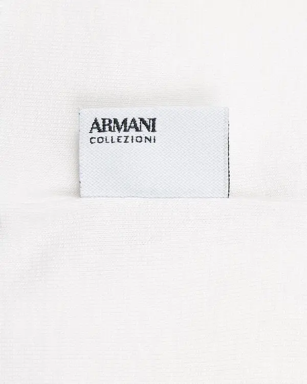 Emporio Armani Open-necked Black Shirt