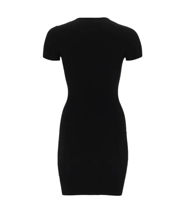 Alexander Wang Ribbed Logo Knit Mini Dress