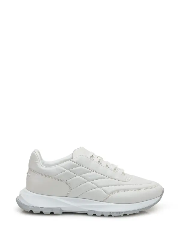 Givenchy Quilted Lace-up Sneakers - White