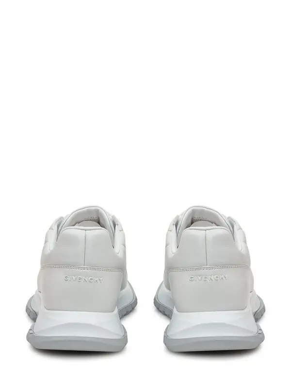 Givenchy Quilted Lace-up Sneakers - White