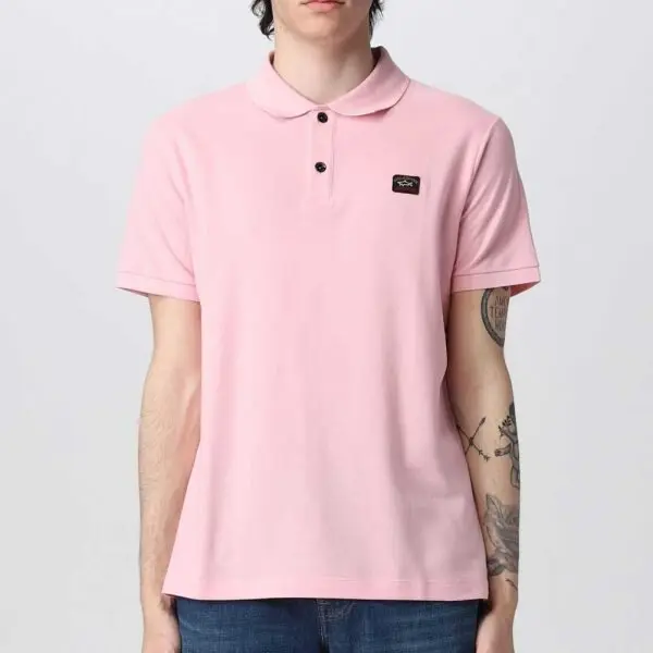 PAUL  SHARK Paul Shark Pique Knit Polo Shirt