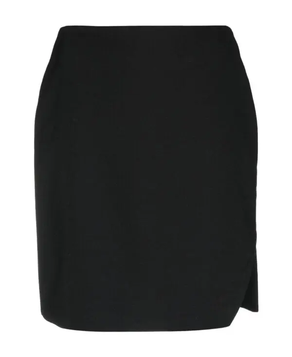 Alexander McQueen High Waist Asymmetrical Skirt With Side Slit