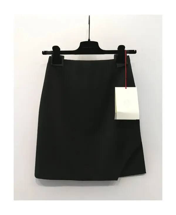 Alexander McQueen High Waist Asymmetrical Skirt With Side Slit
