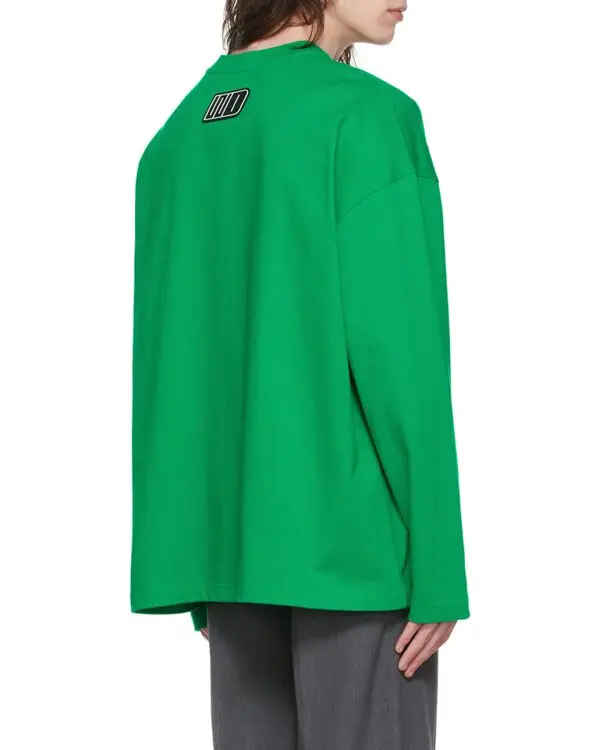 We11Done Logo-print Long-sleeved T-shirt