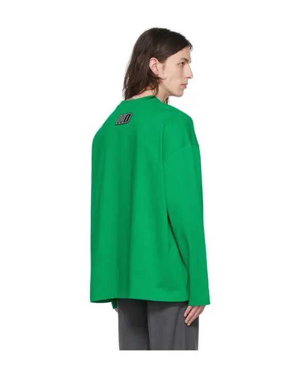 We11Done Logo-print Long-sleeved T-shirt