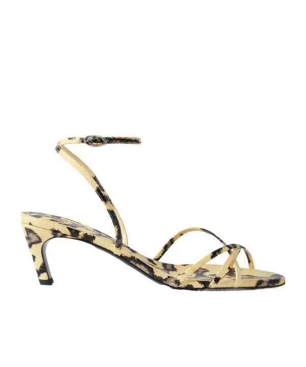 Proenza Schouler Uma Snakeskin High-heeled Sandals - Nude