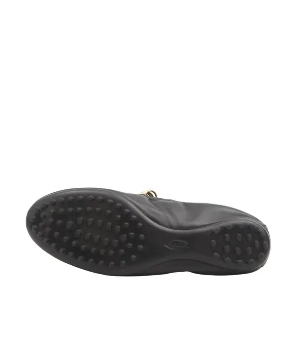 TOD'S Embellished Ballerina Flats - Black