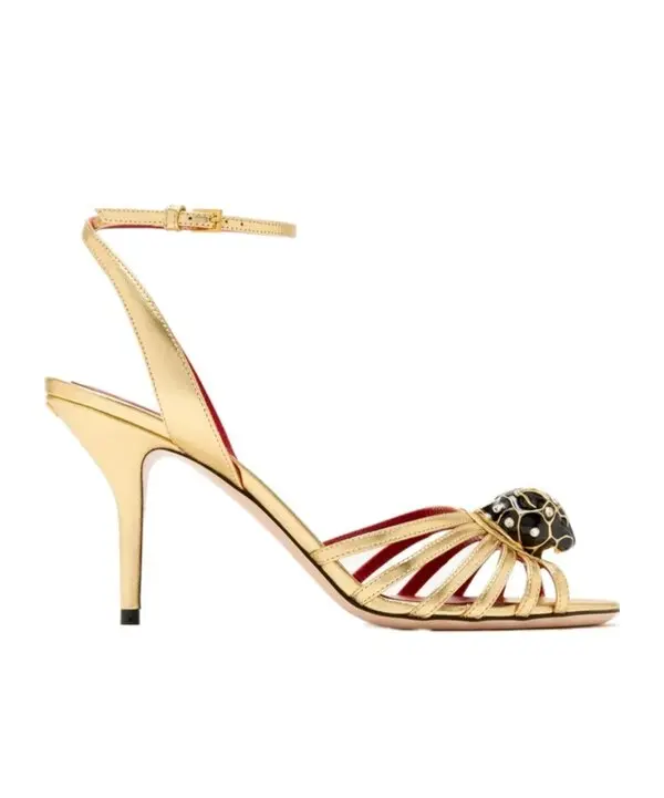 Valentino Garavani Panthea Embellished Buckled Sandals