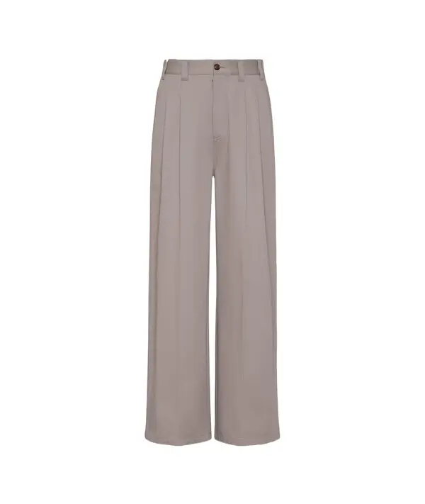 MAISON MARGIELA Oversized Wide-leg Trousers - Gray