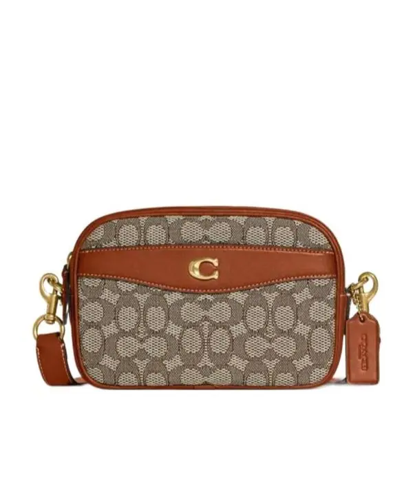 COACH Monogram Logo-plaque Camera Bag - Brown