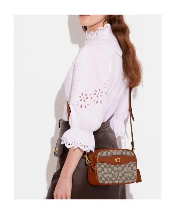 COACH Monogram Logo-plaque Camera Bag - Brown