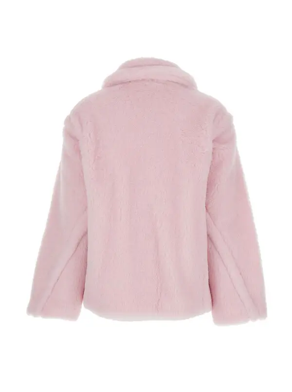 Max Mara Fuggito Button-up Coat - Pink