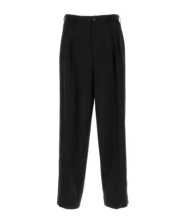 MAGLIANO Buttoned Pleated Trousers - Black