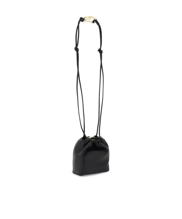 Valentino Garavani Vlogo Pouf Drawstring Mini Bucket Bag