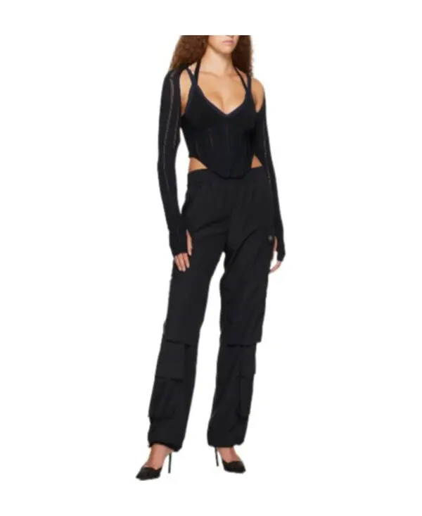 DION LEE Straight-leg Cargo Trousers