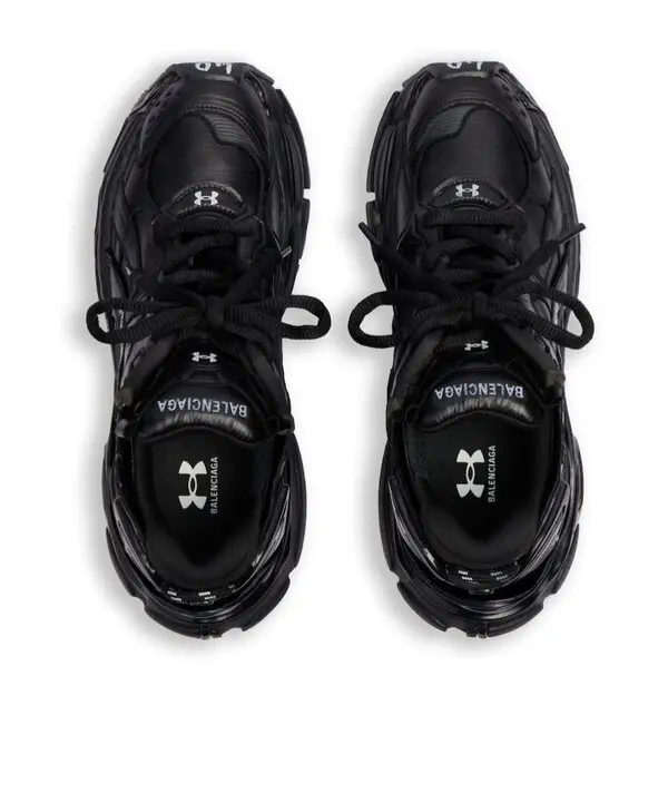 Balenciaga Runner Ripstop Sneakers - Black