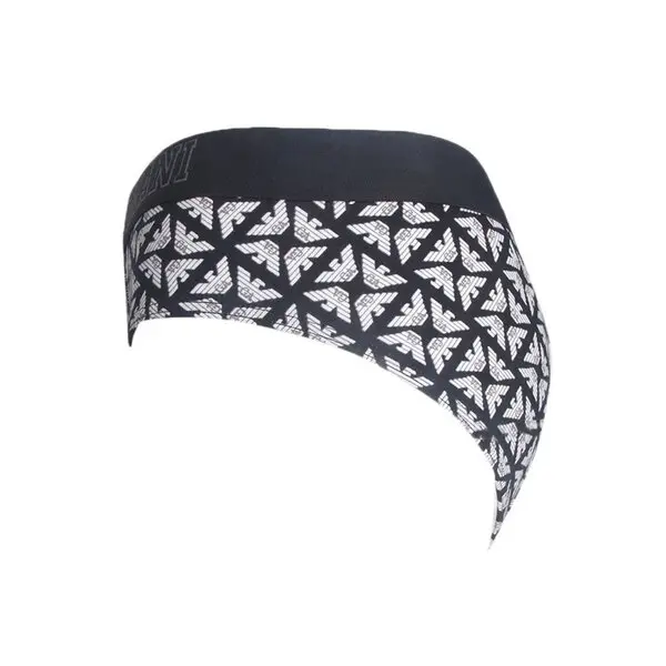 Emporio Armani Logo Printed Underwear - Black
