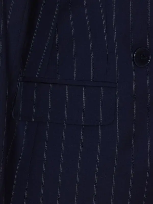 Max Mara Onagro Double-breasted Blazer - Navy Blue