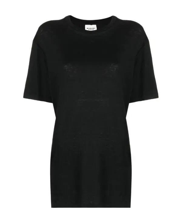 Isabel Marant Étoile Linen Crew-neck T-shirt