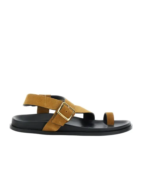 ALOHAS Siren Leather Sandals - Brown