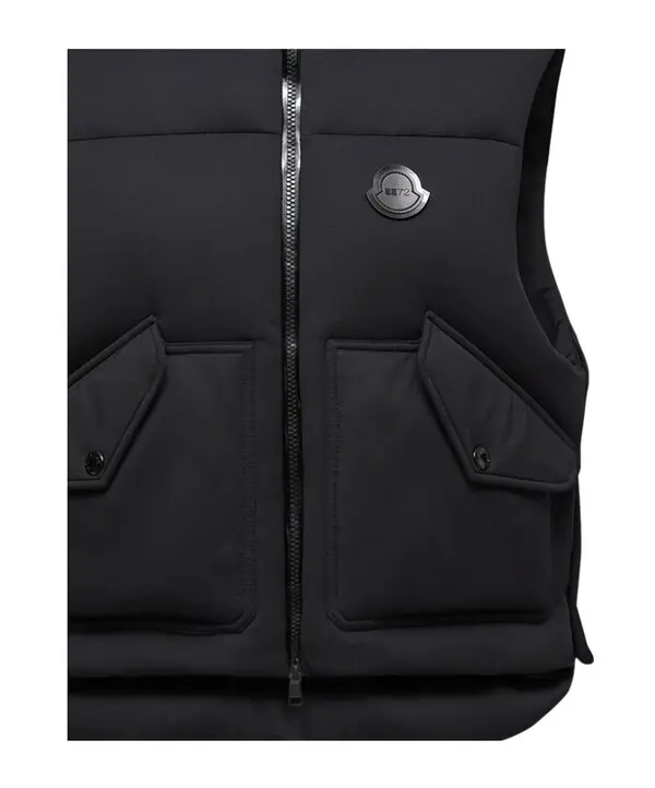 Moncler X Edward Enninful Otis Zip-up Gilet - Black
