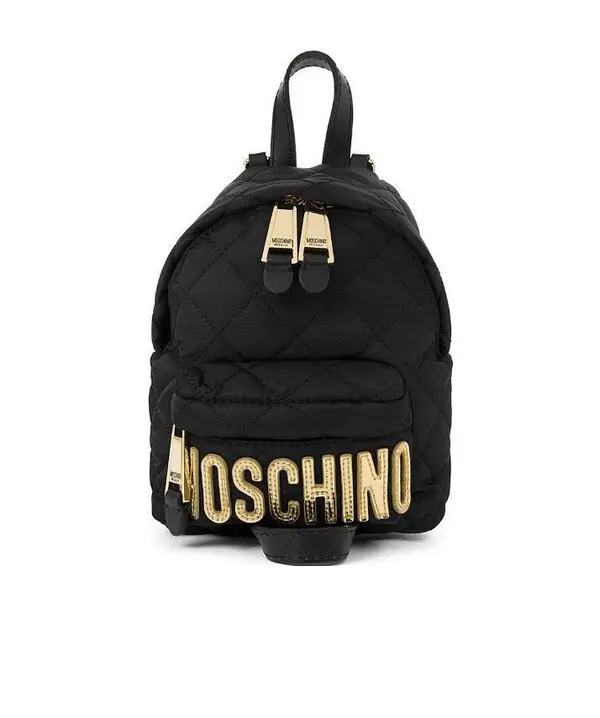 Moschino Quilted Mini Backpack