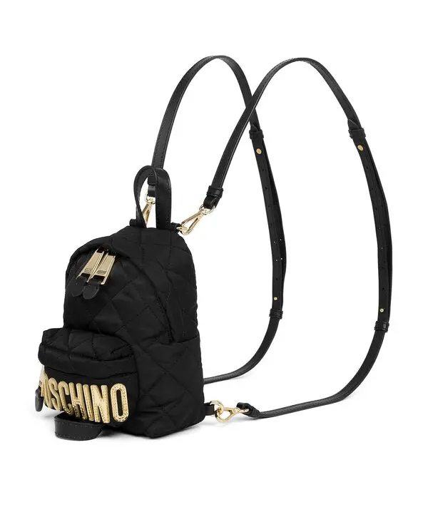 Moschino Quilted Mini Backpack