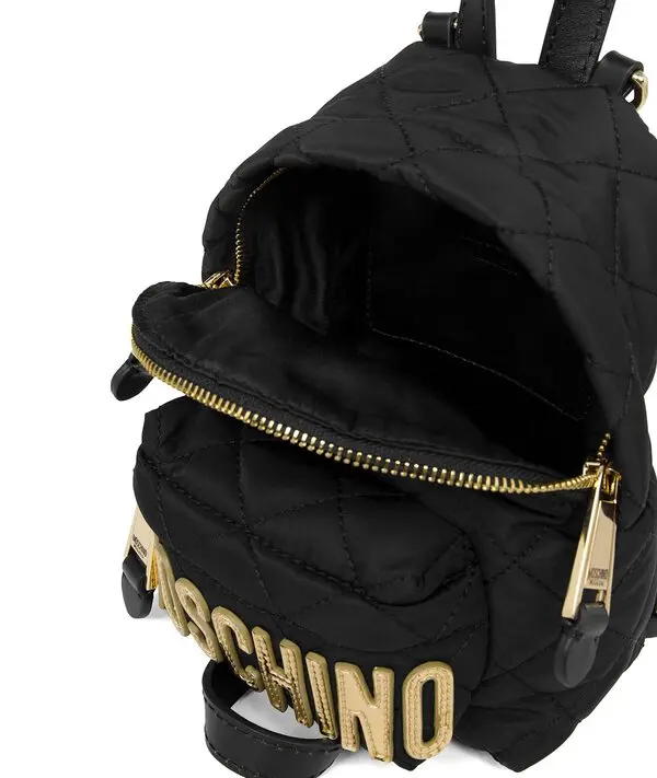 Moschino Quilted Mini Backpack