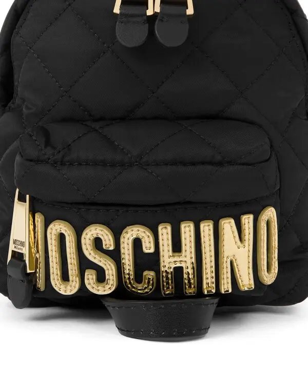 Moschino Quilted Mini Backpack