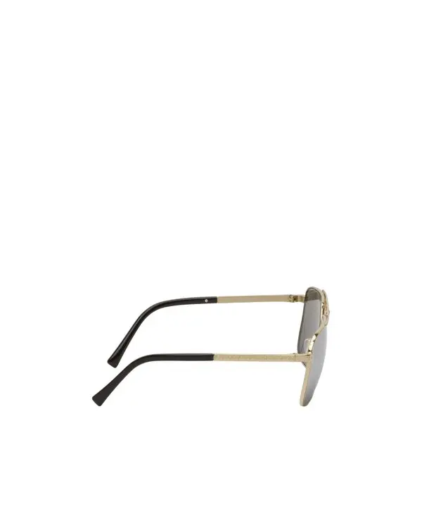Versace Aviator Logo Sunglasses - Gray