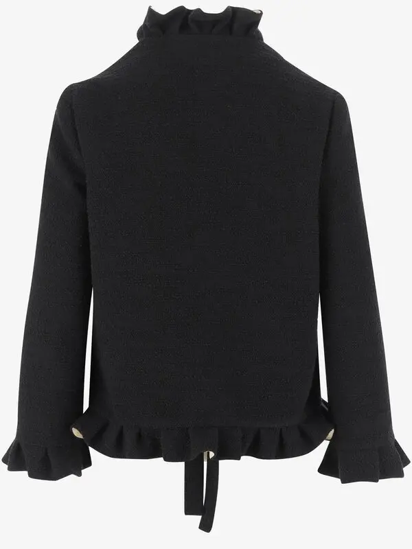 Valentino Garavani Ruffled Long-sleeved Jacket