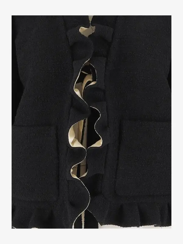 Valentino Garavani Ruffled Long-sleeved Jacket