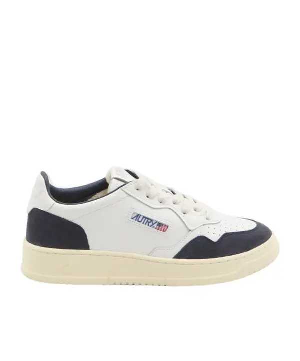 AUTRY Medalist Low Sneakers With Suede Inserts - White