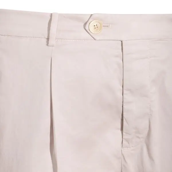 Brunello Cucinelli Pleated Tailored Trousers - White