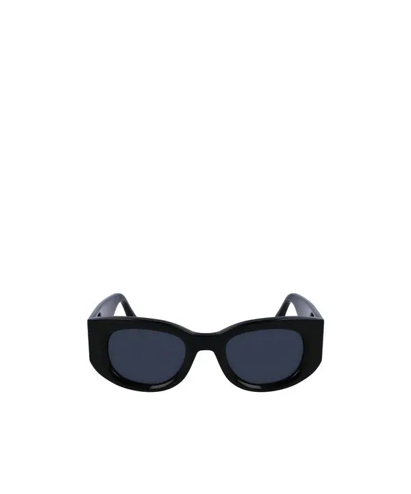 Victoria Beckham Oval Frame Sunglasses - Black