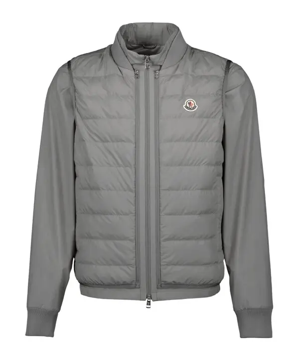 Moncler Verney 3-in-1 Short Padded Jacket - Gray