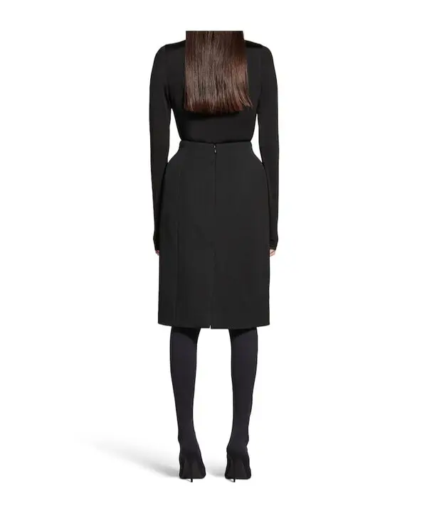 Balenciaga Hourglass Midi Skirt