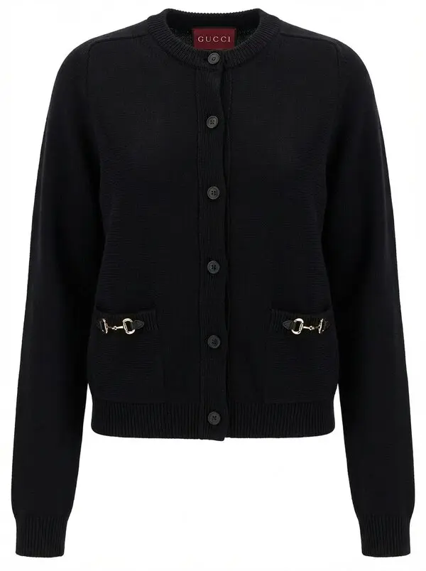 Gucci Horsebit Detail Cardigan